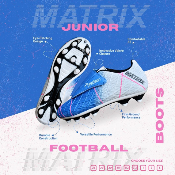 Precision Matrix Junior Football Boots FG | Reydon Sports Plc