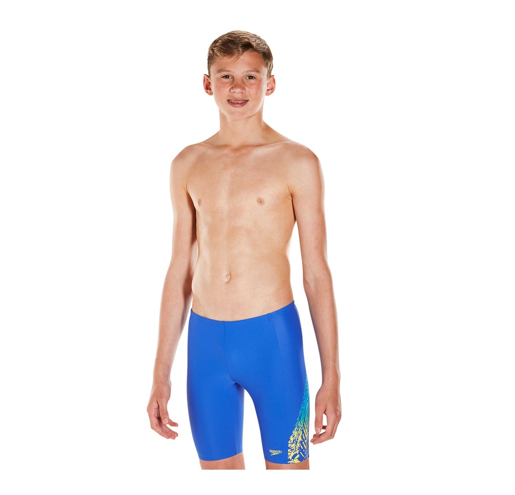 Speedo Boys Lightning Spritz Panel Jammer Shorts | Reydon Sports Plc