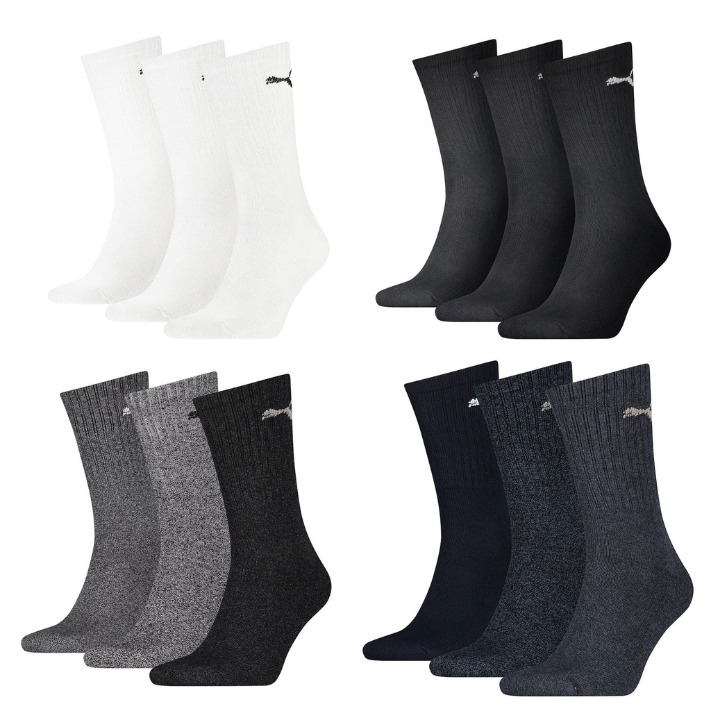 Puma Sports Crew Socks (3 Pairs) | Reydon Sports Plc