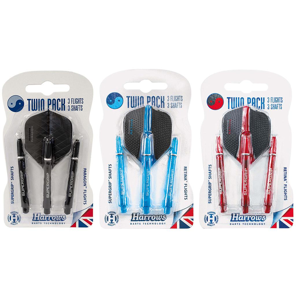 Harrows Twin Pack Dart Flight/Shafts | Reydon Sports Plc