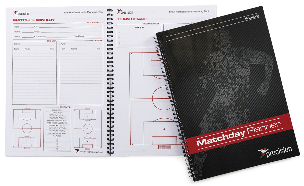 Precision A4 Football Match Day Planner (Single) | Reydon Sports Plc