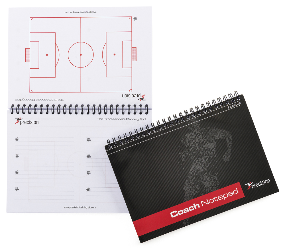 Precision A5 Football Pro-Coach Notepad (Pack 6) | Reydon Sports Plc